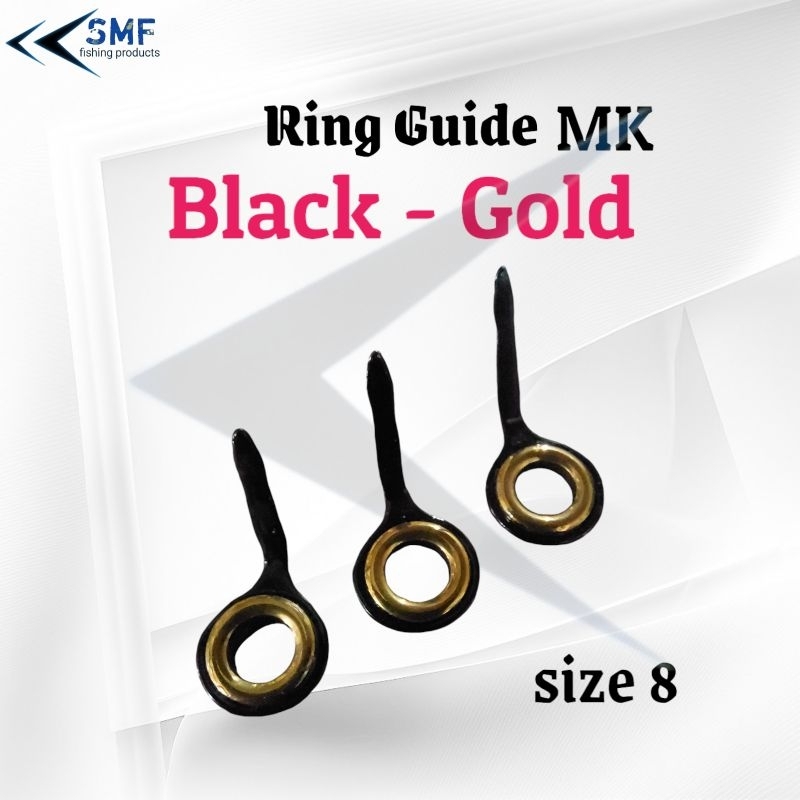 Jual Ring guide Black Gold MK size 8 / mamarit joran ultralight ...