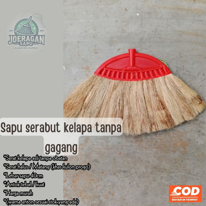 Jual sapu serabut kelapa tanpa gagang/ refill | Shopee Indonesia