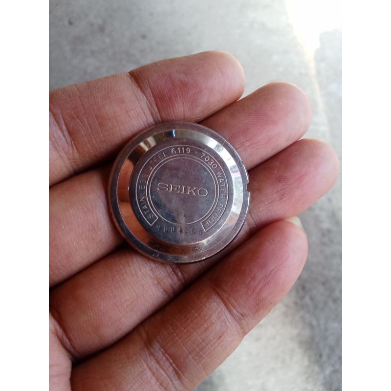 Jual Back case Seiko 6119 - 7030 model ceplokan bukan drat | Shopee ...