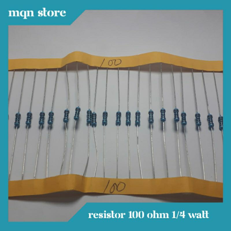 Jual Resistor 100 ohm 1/4 Watt | Shopee Indonesia