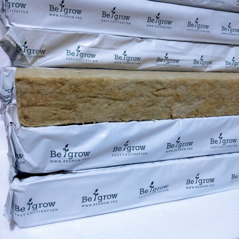 Jual ROCKWOOL BE GROW 1 SLAB | Media Semai Tanaman Hidroponik | Shopee ...