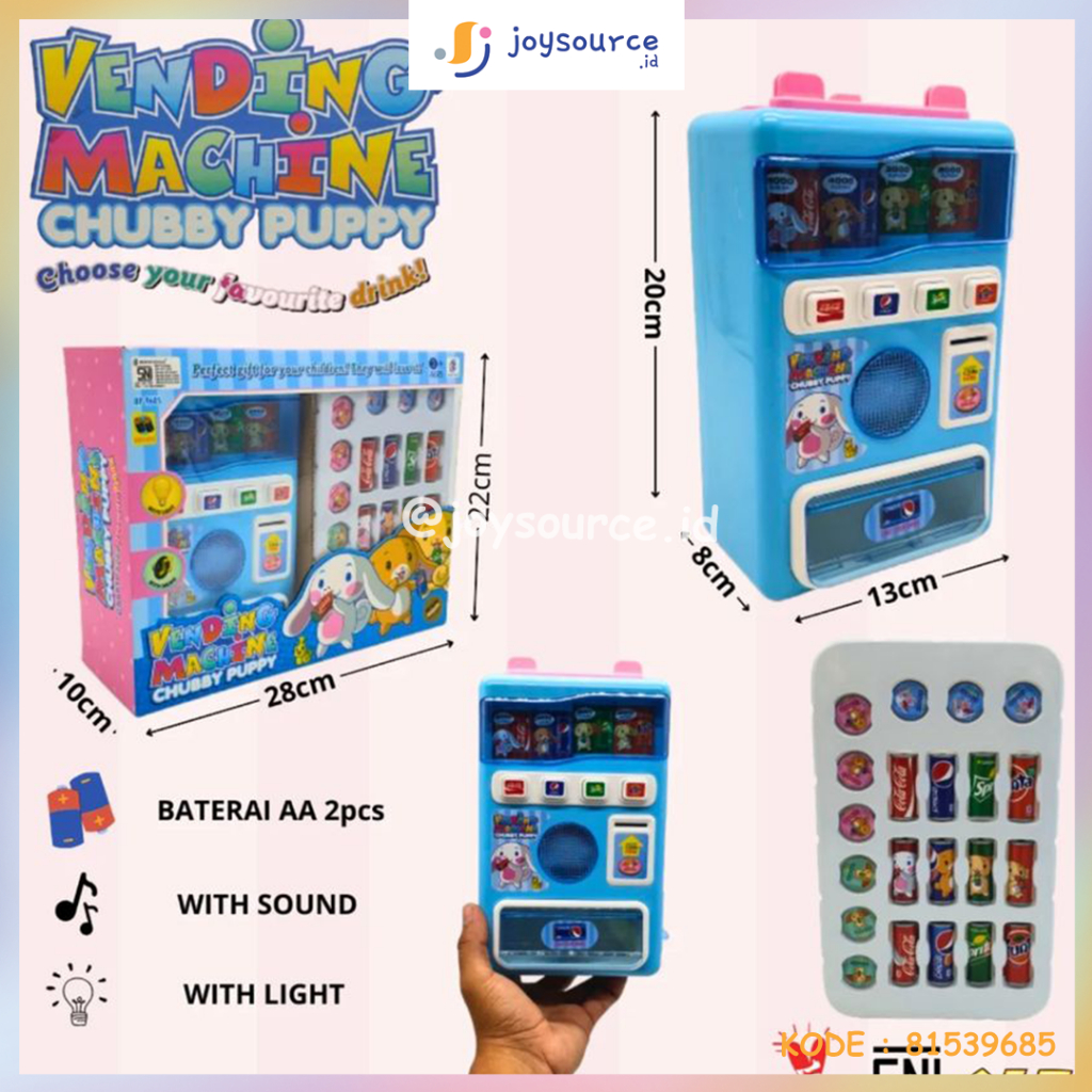 Jual Mainan Talking Vending Machine Mesin Minuman Minum Chubby Puppy ...