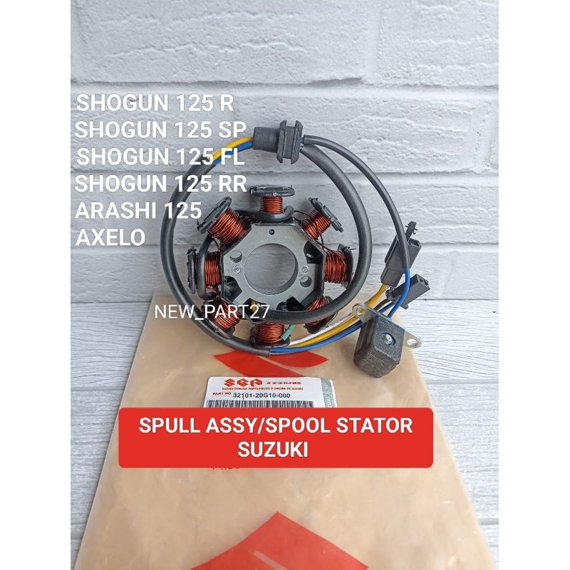 Jual Spul Assy/spool stator Assy Suzuki Shogun 125 R/SP/RR/FL Arashi 125/Axelo | Shopee Indonesia