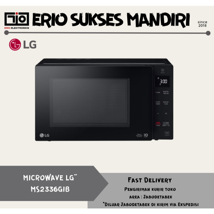 Jual LG MICROWAVE SMART INVERTER MS2336GIB 23L | Shopee Indonesia