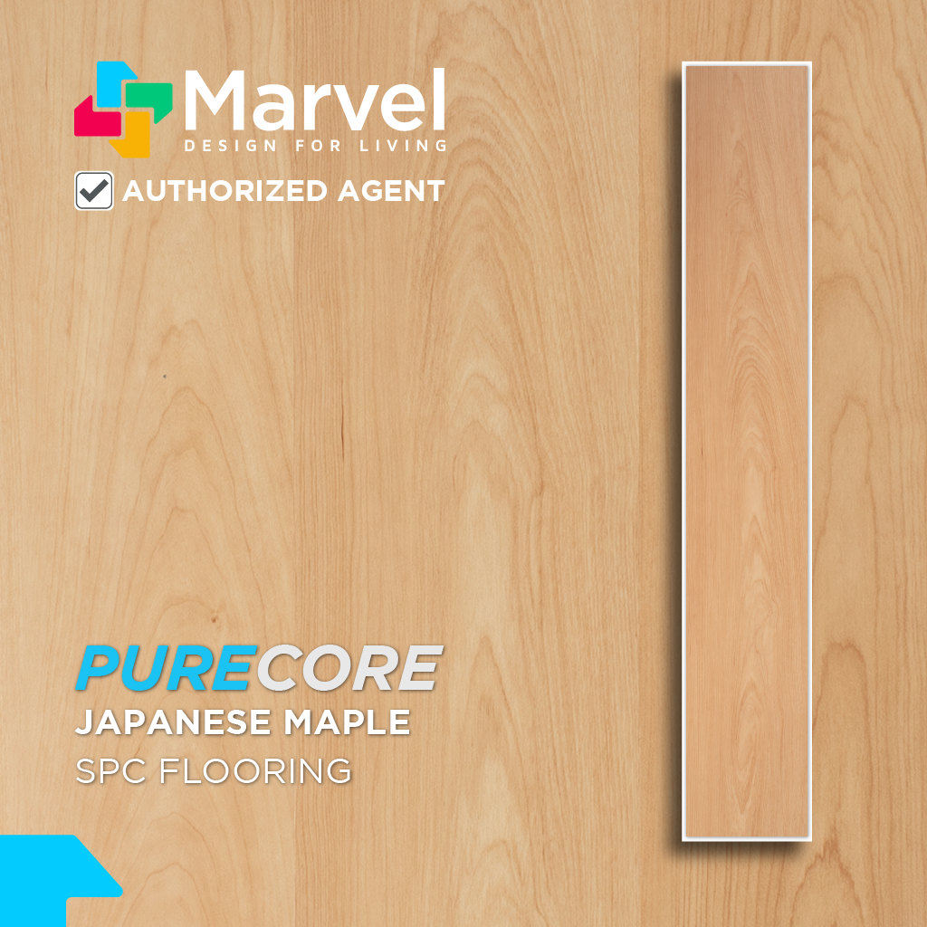 Jual SPC Marvel Japanes Maple 5mm Lantai kayu per box | Shopee Indonesia