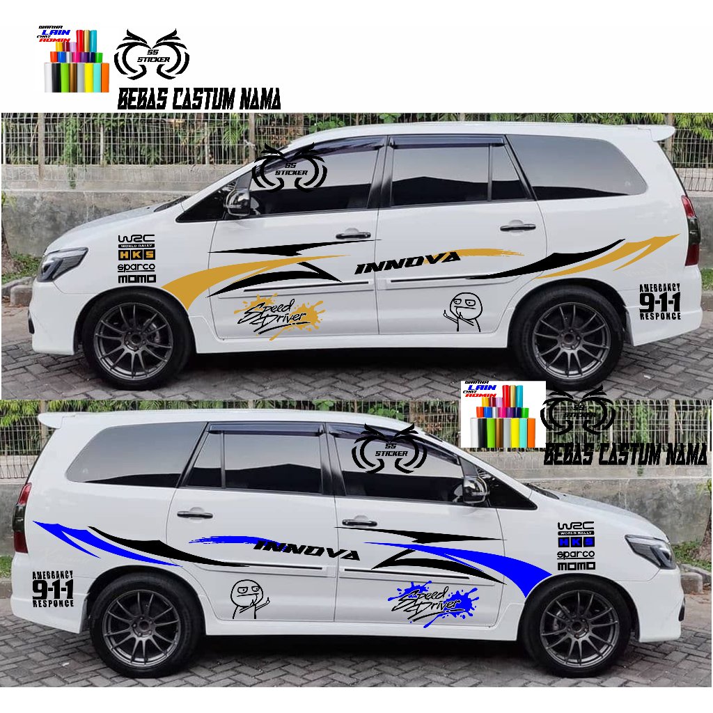 Jual cutting Stiker Mobil Calya,Sigra,grand Livina,Avanza,Xenia,Mobilio ...