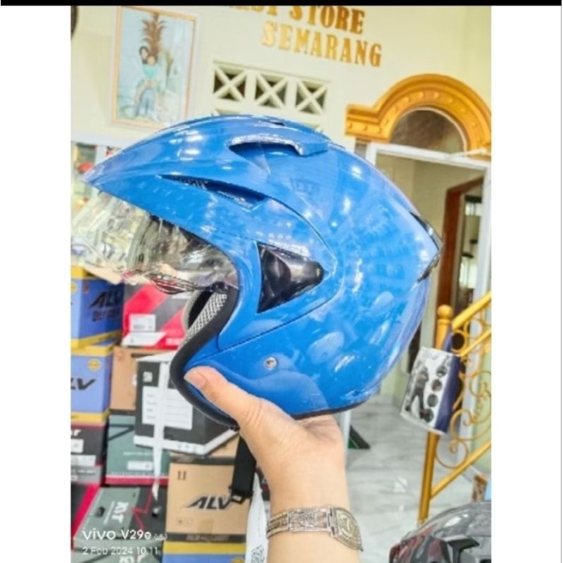 Jual HELM HIU ARROW DOUBLE FULL WARNA ORIGINAL PRODUK | Shopee Indonesia