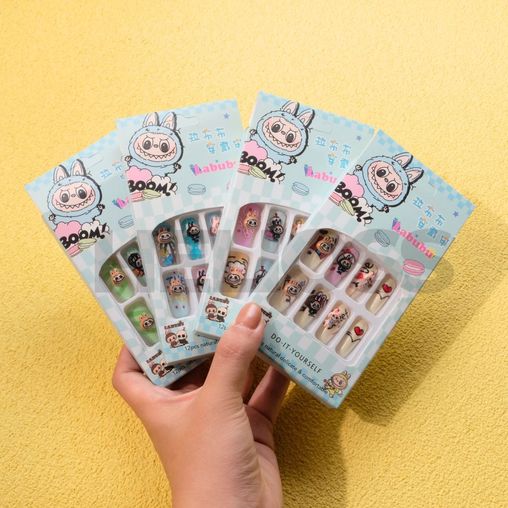 Jual KUKU PALSU TIMBUL LABUBU KUPAL FAKE NAIL ART 3D LABUBU KUKU PALSU ...