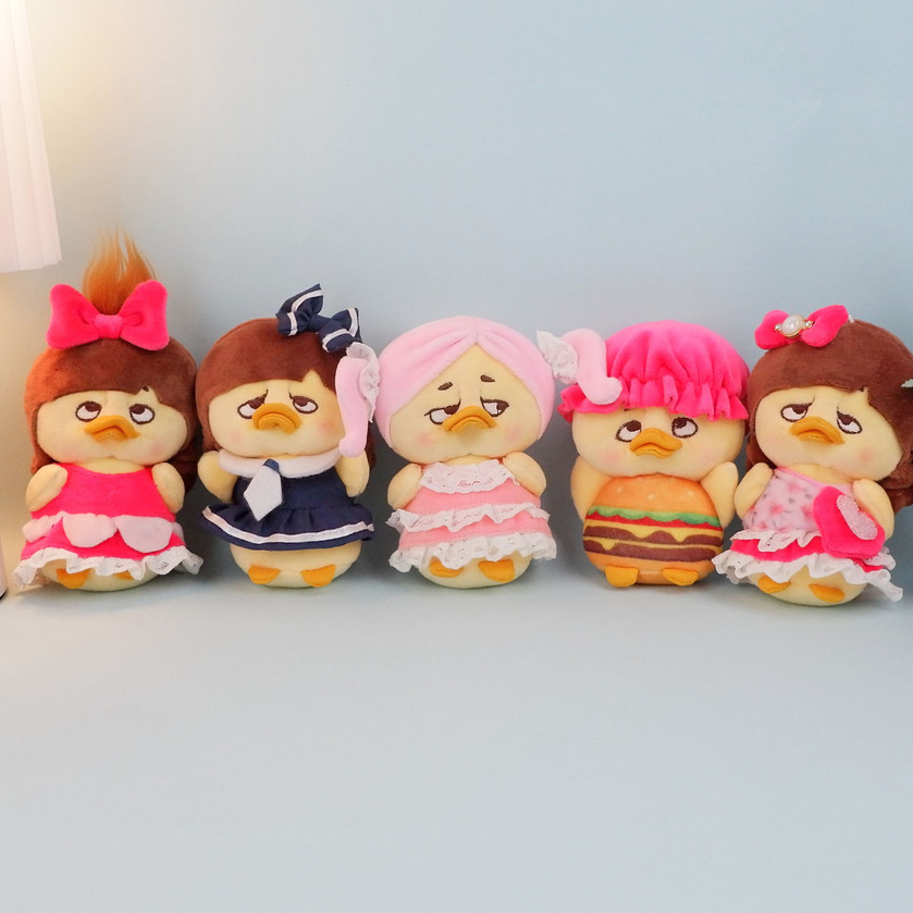 Jual BONEKA Gantungan Kunci Bebek Mungil Sad GIRL Duck Lucu Mainan Anak ...