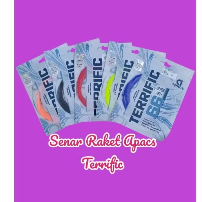 Jual Senar Raket / Tali Raket Badminton Apacs Terrific 66 Original ...