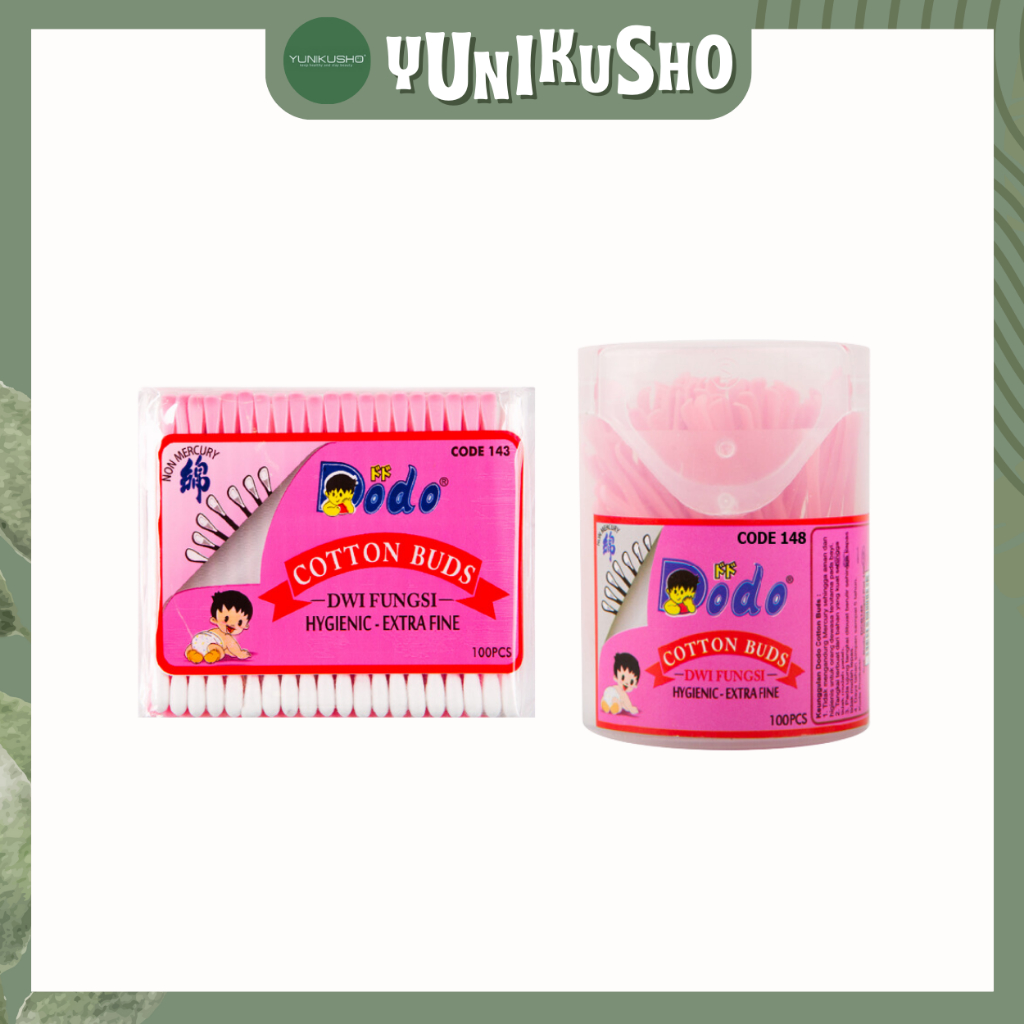 Jual DODO Cotton Bud Dwi Fungsi - Cutton Bud Ear Pick Korek Kuping ...