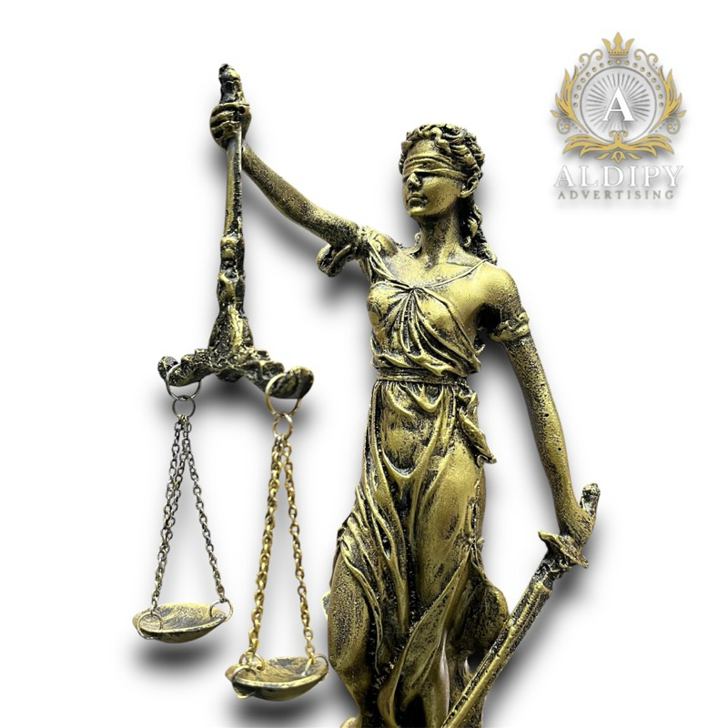 Jual Patung Hukum Dewi Keadilan LADY of JUSTICE (Justitia) Ukuran 30cm ...
