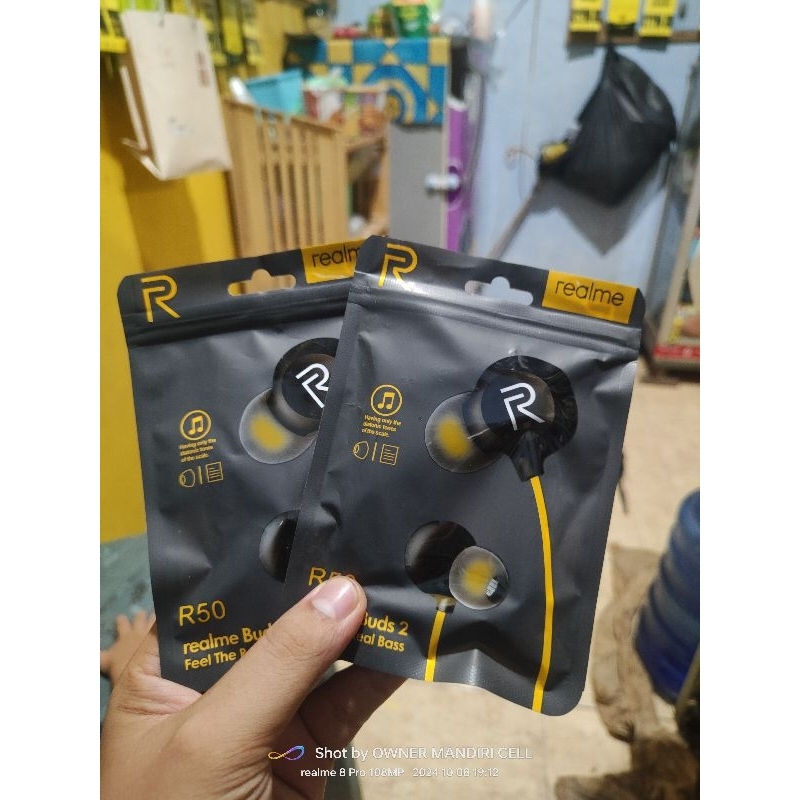 Jual HEADSET REALME BUDS 2 extra bass with mic | Shopee Indonesia