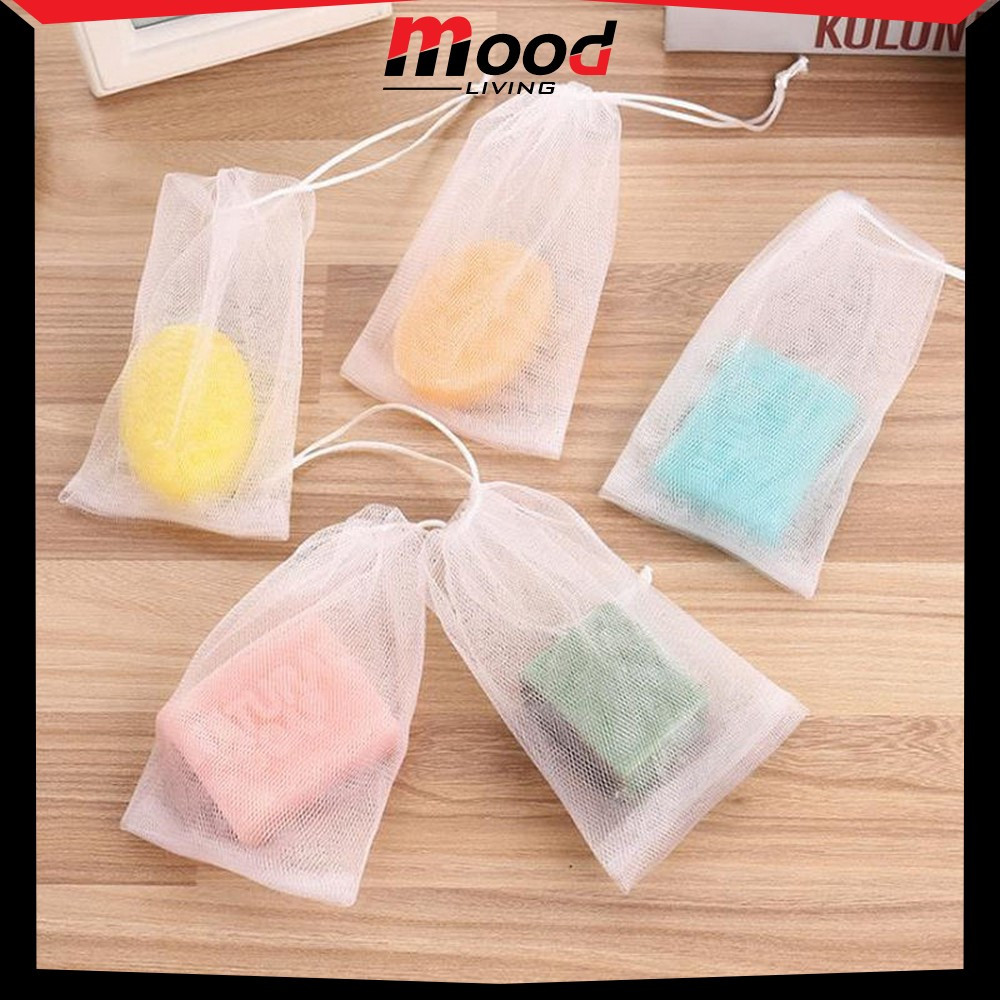 Jual Kantong Jaring Busa Sabun Batang / Soap Foaming Pouch Sabun Jaring ...