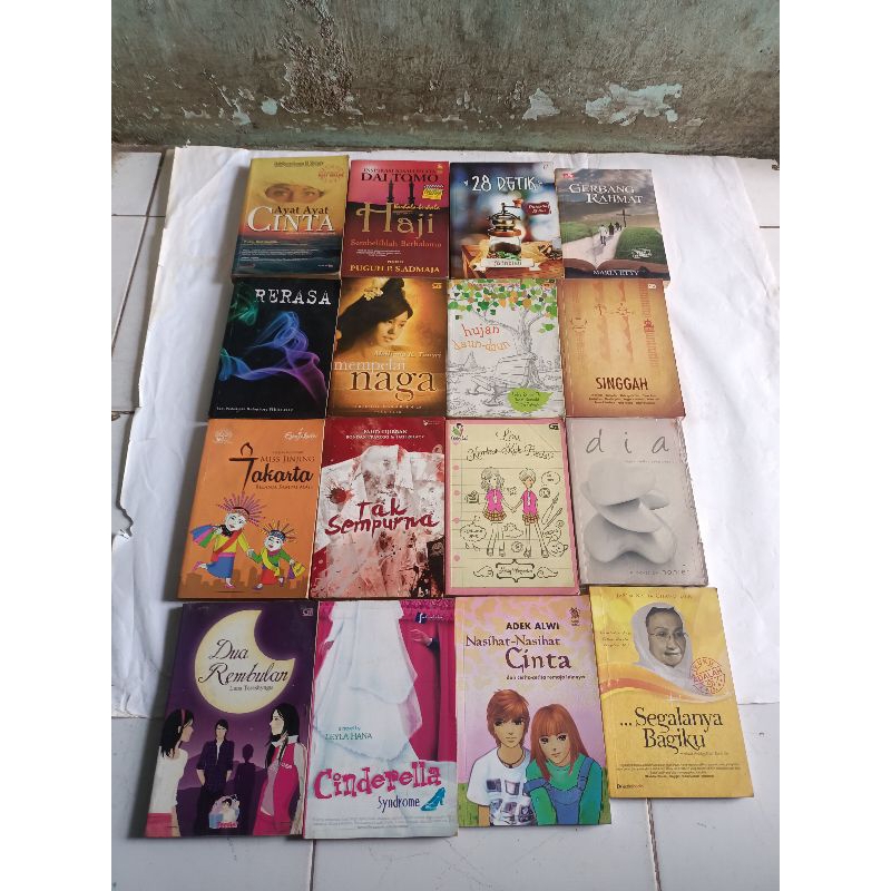 Jual NOVEL AYAT AYAT CINTA, BERHALA BERHALA HAJI, 28 DETIK , GERBANG ...