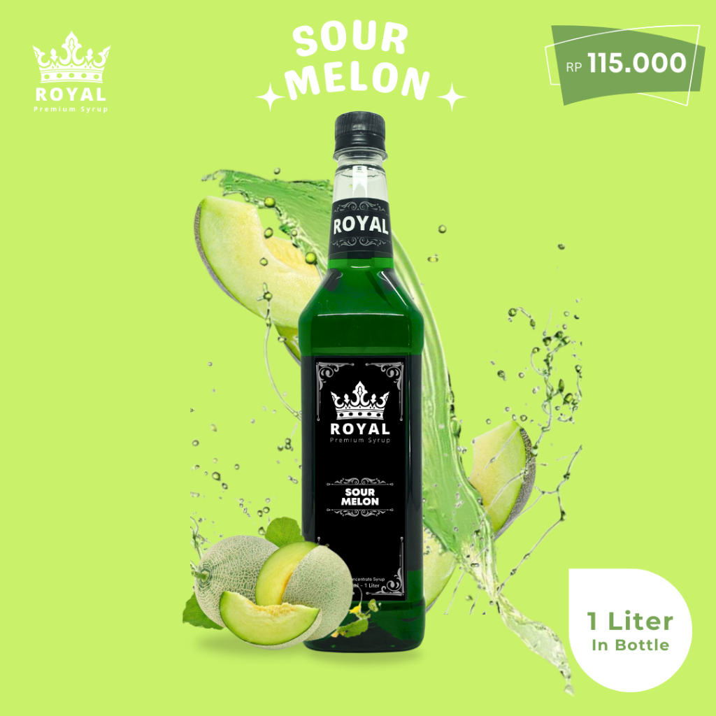 Jual Royal Sour Melon Syrup - Sirup Melon Asam (Premium Quality ...