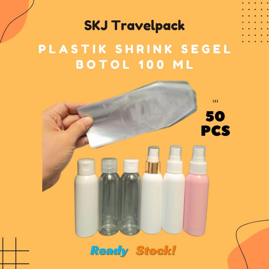 Jual Plastik Shrink Segel Botol Spray Pump Fliptop 100 ml Bagian Atas ...