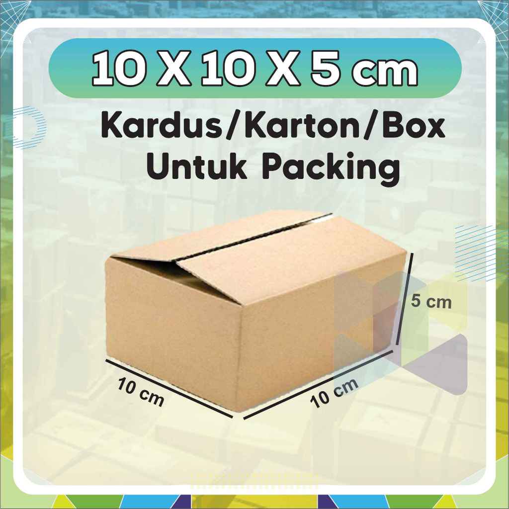 Jual Box Packing 10x10x5/ Kardus Packing / Karton Packing cocok untuk ...