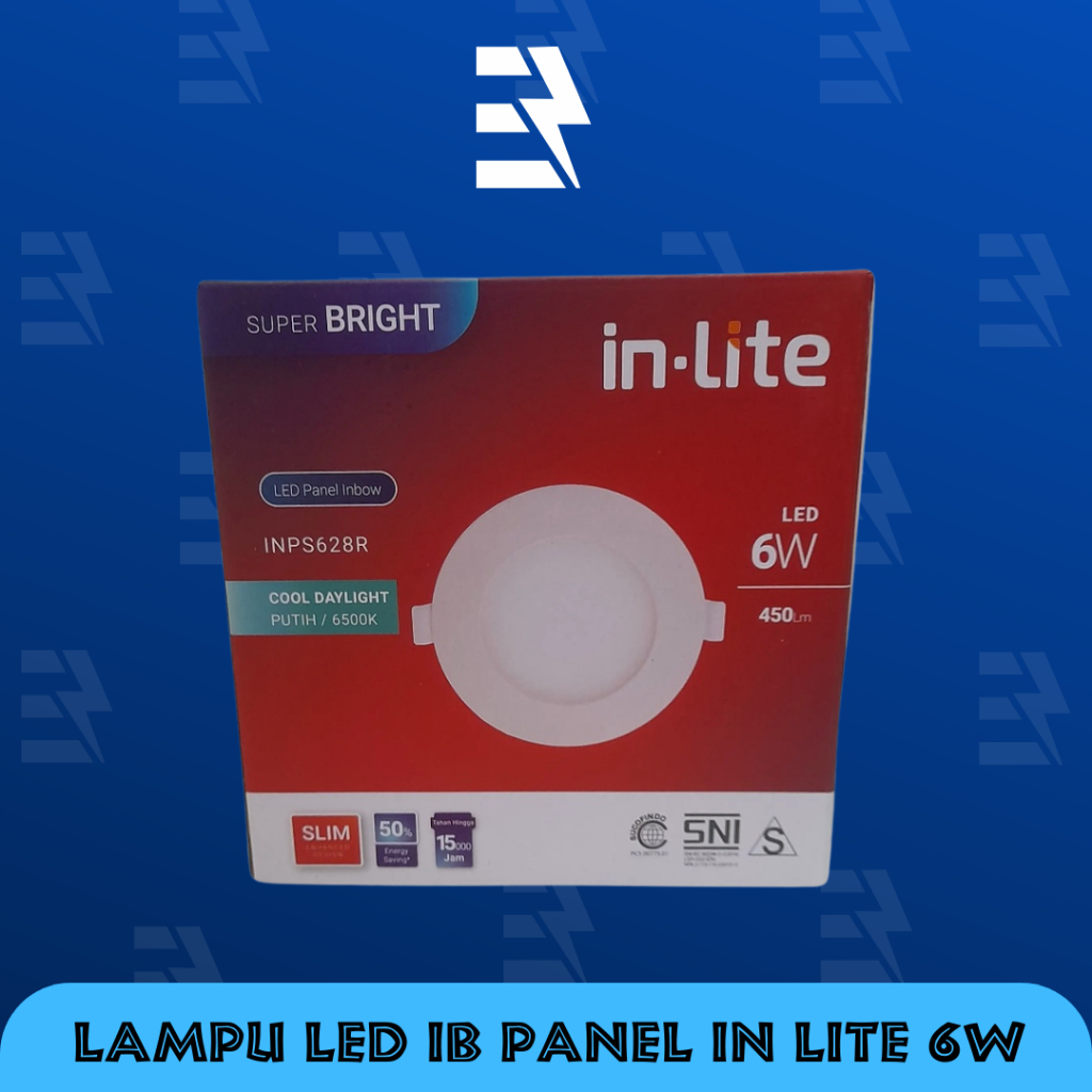 Jual INLITE LAMPU DOWNLIGHT LED INBOW PANEL BULAT 6 WATT 9WATT 12 WATT ...