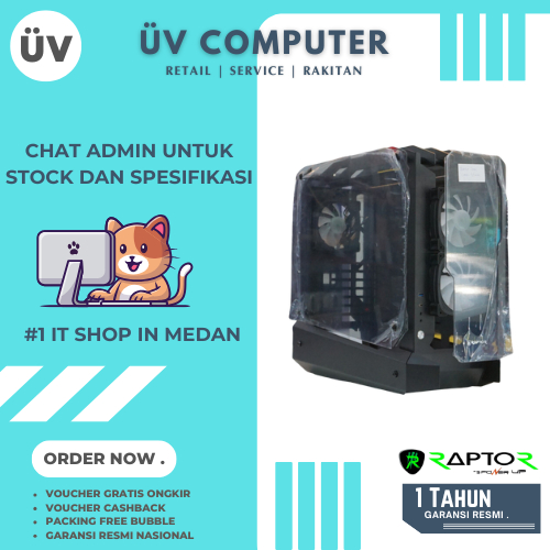 Jual Casing PC Komputer 3PowerUp Raptor Open Case | Mid Tower | ATX ...
