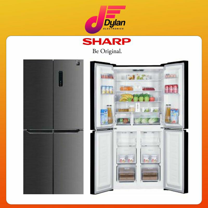 Jual Kulkas Sharp 4 Pintu SJ-IF50PM-DS Lemari Es New Queen Series ...