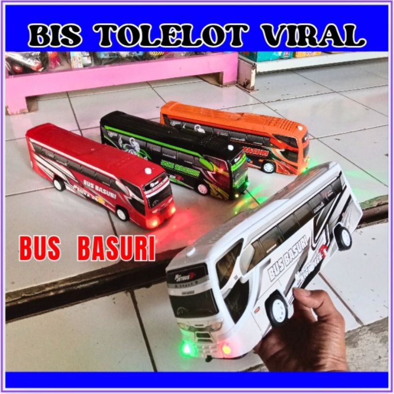 Jual Mainan Anak Mobil Bus Basuri Bis Musik Tolelot Maenan Anak Cowok ...