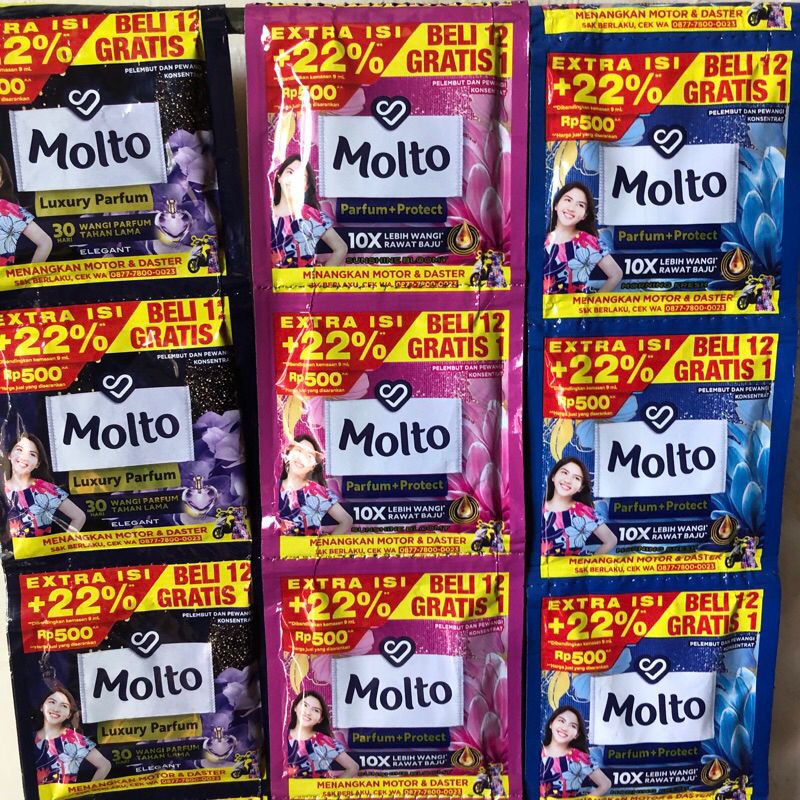 Jual molto rencengan 1 renceng (12+1) | Shopee Indonesia