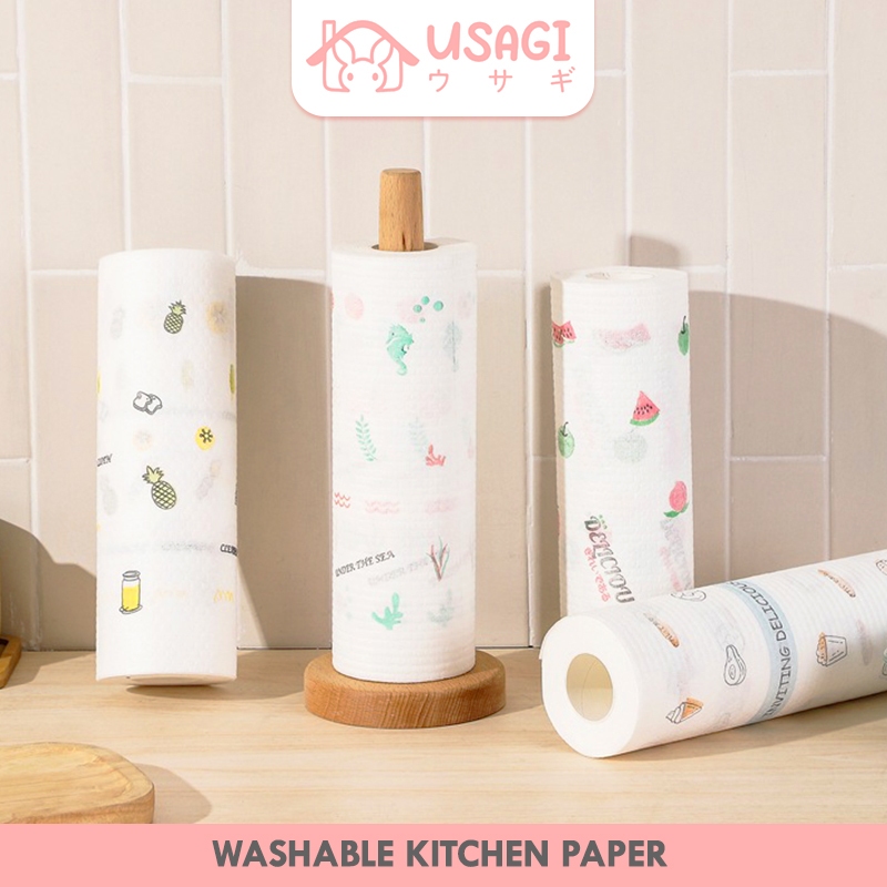 Jual USAGI OFFICIAL - Washable Kitchen Paper / Tisu Gulung Roll Isi 50 ...