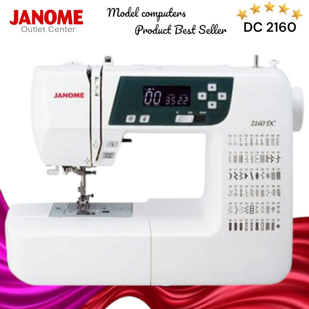 Jual mesin jahit model komputer merk janome model 2160dc | Shopee Indonesia