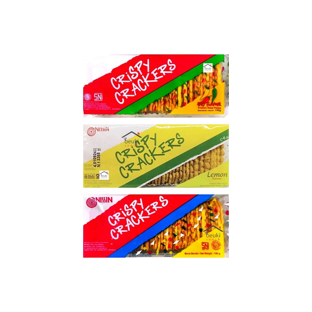 Jual Nissin Crispy Crackers Kue Biskuit Jadul Berbagai Varian Pilih ...
