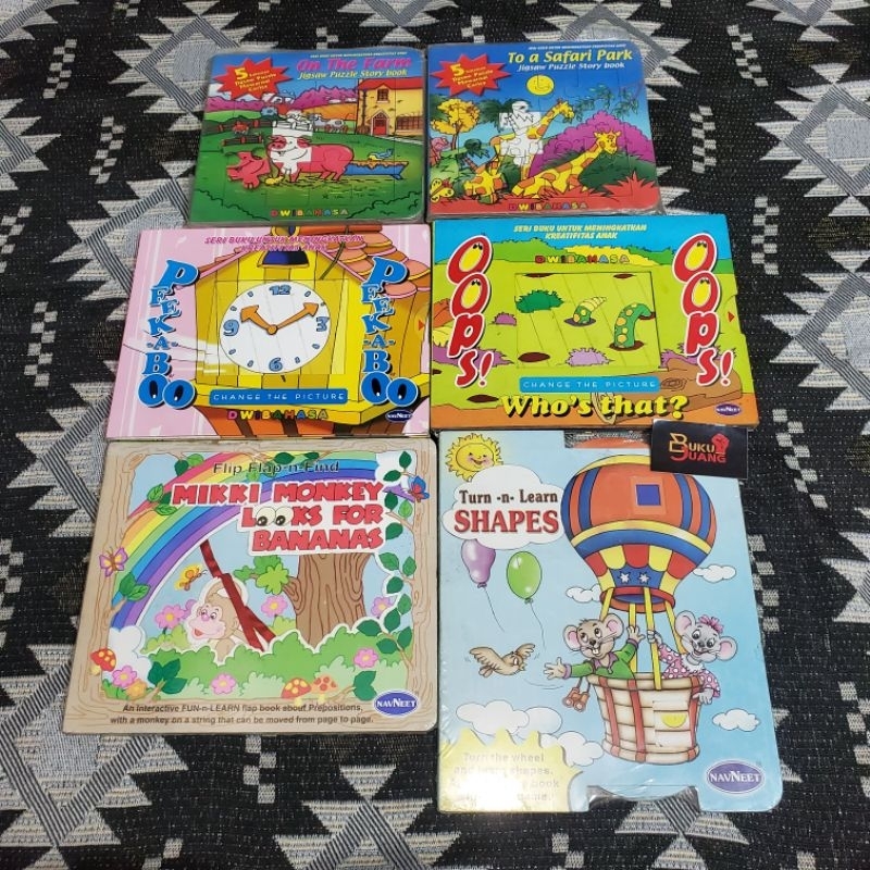 Jual ANEKA BUKU BOARDBOOK JIGSAW PUZZLE STORY/FLIP FLAP-N-FIND/ TURN N ...