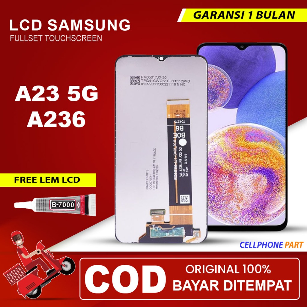 Jual LCD SAMSUNG A23 5G / A236 FULLSET TOUCHSCREEN | Shopee Indonesia