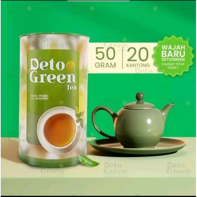 Jual Detogreen Teh Herbal Detox | Pelangsing Alami | Melancarkan ...