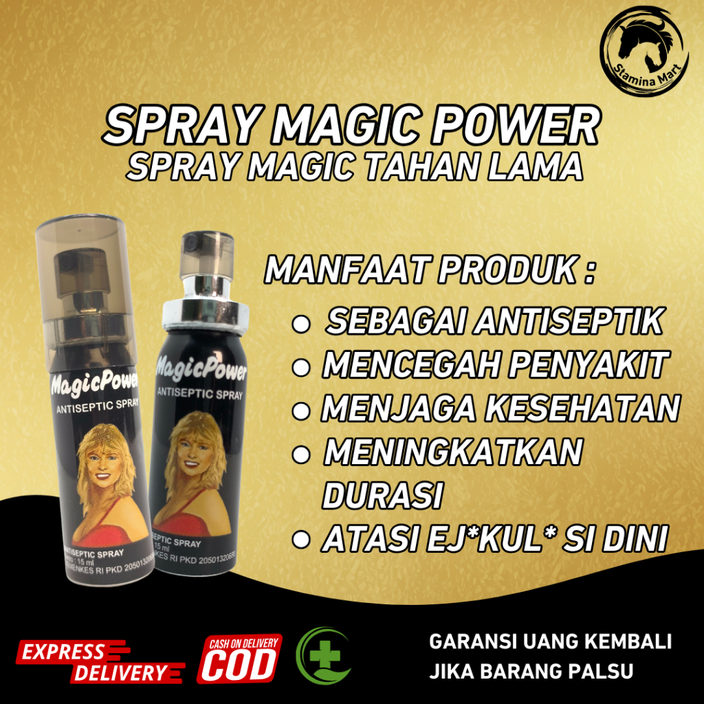 Jual Magic Spray Magic Power Obat Semprot Antiseptic Tahan Lama Spray ...