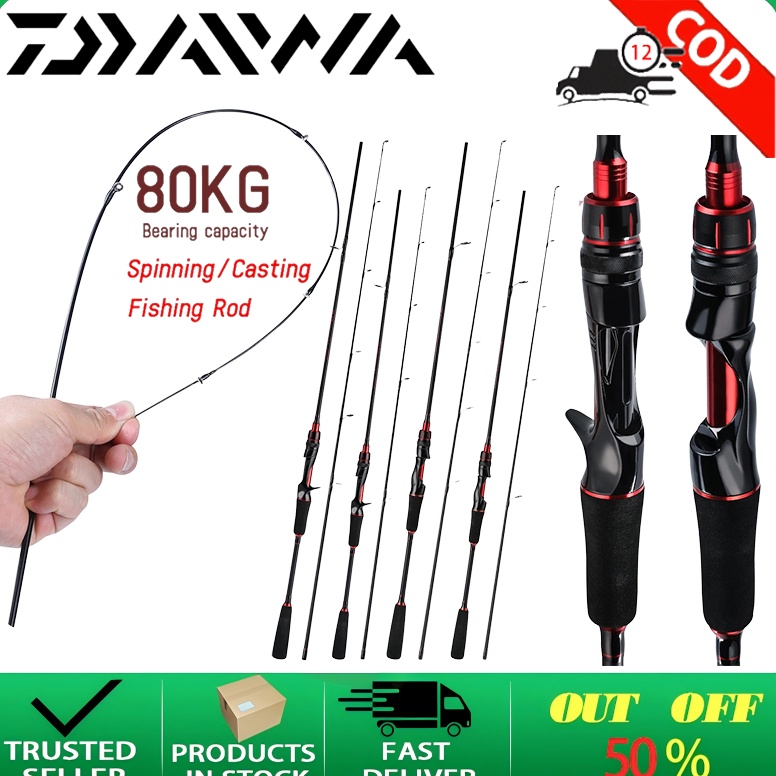 Jual Muraaaahh DAIWA Baitcasting Rod Medium Joran Pancing Carbon Lure 16518212427 Fishing Rod ...