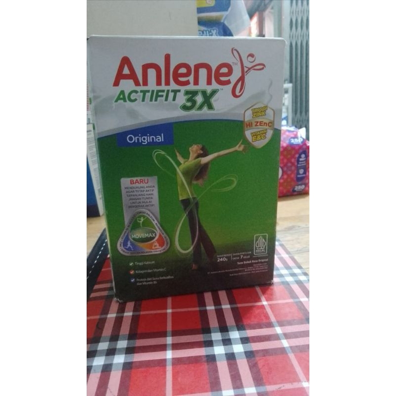 Jual ANLENE ACTIFIT 3X RASA ORIGINAL 240 g | Shopee Indonesia