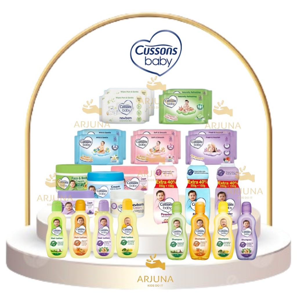 Jual ARJUNA CUSSONS CUSSON Baby cream Krim Bayi 50gr / Sabun batang bayi / hair lotion KT4 ...