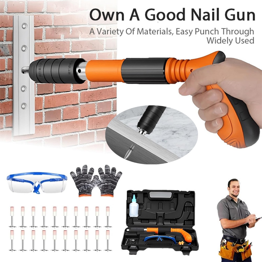 Jual 【COD】Nail Gun Fastening Gun Ramset Gun Alat Paku Tembak Paku ...