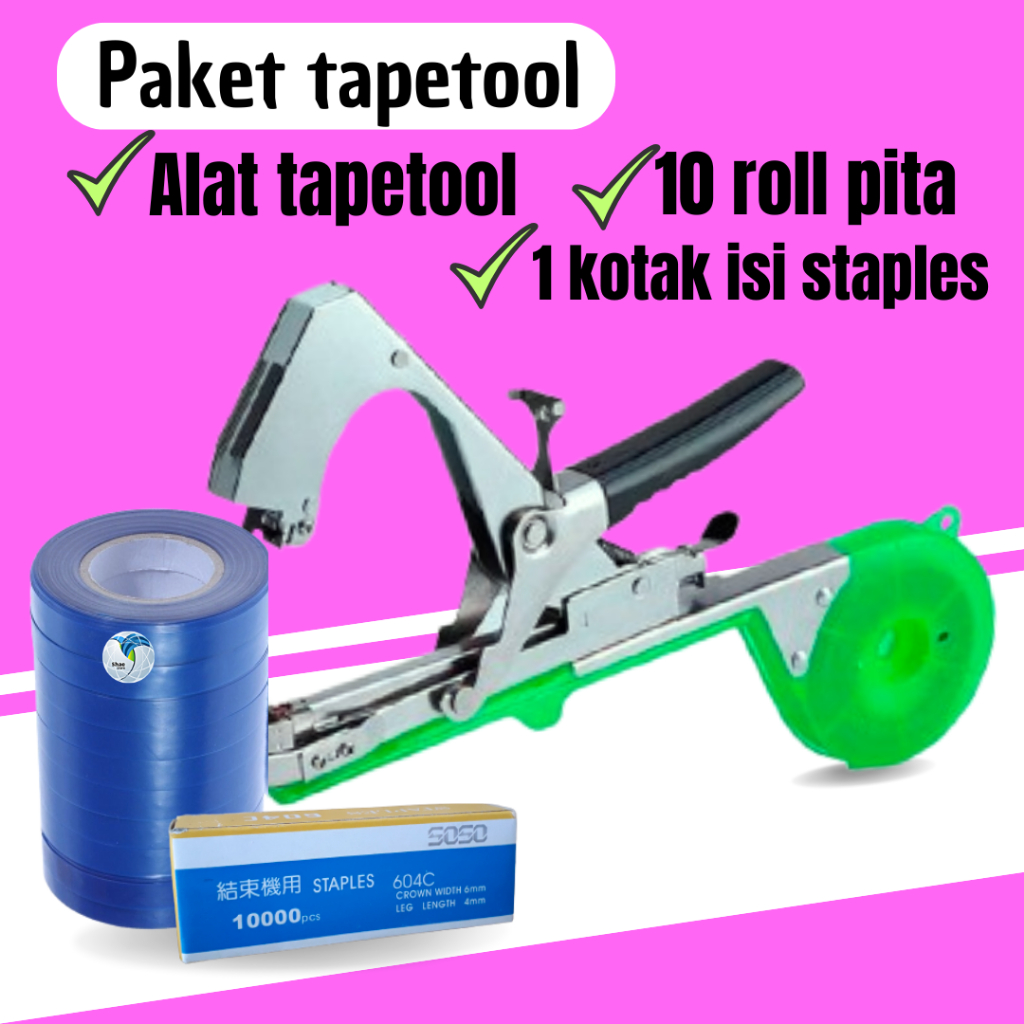 Jual Tapetool, Hand Tying Machine - Alat Pengikat Lanjaran Tanaman 1 ...