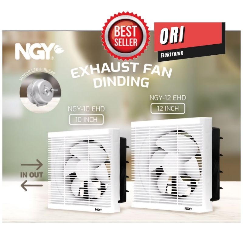 Jual NAGOYA EXHOUSE FAN 10" NGY-10EHHD & 12" NGY-12EHD | Shopee Indonesia