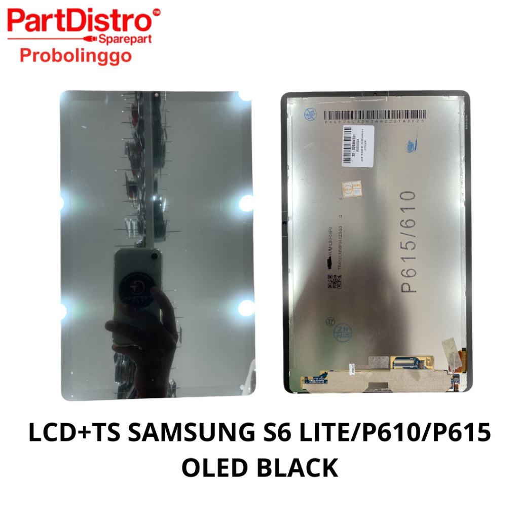 Jual LCD TS FULLSET TABLET SAMSUNG S6 LITE/P610/P615 OLED BLACK ...