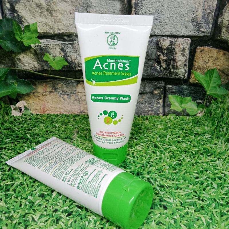 Jual ACNES Creamy Wash / Acnes Treatment Series / Acnes Facial Wash ...