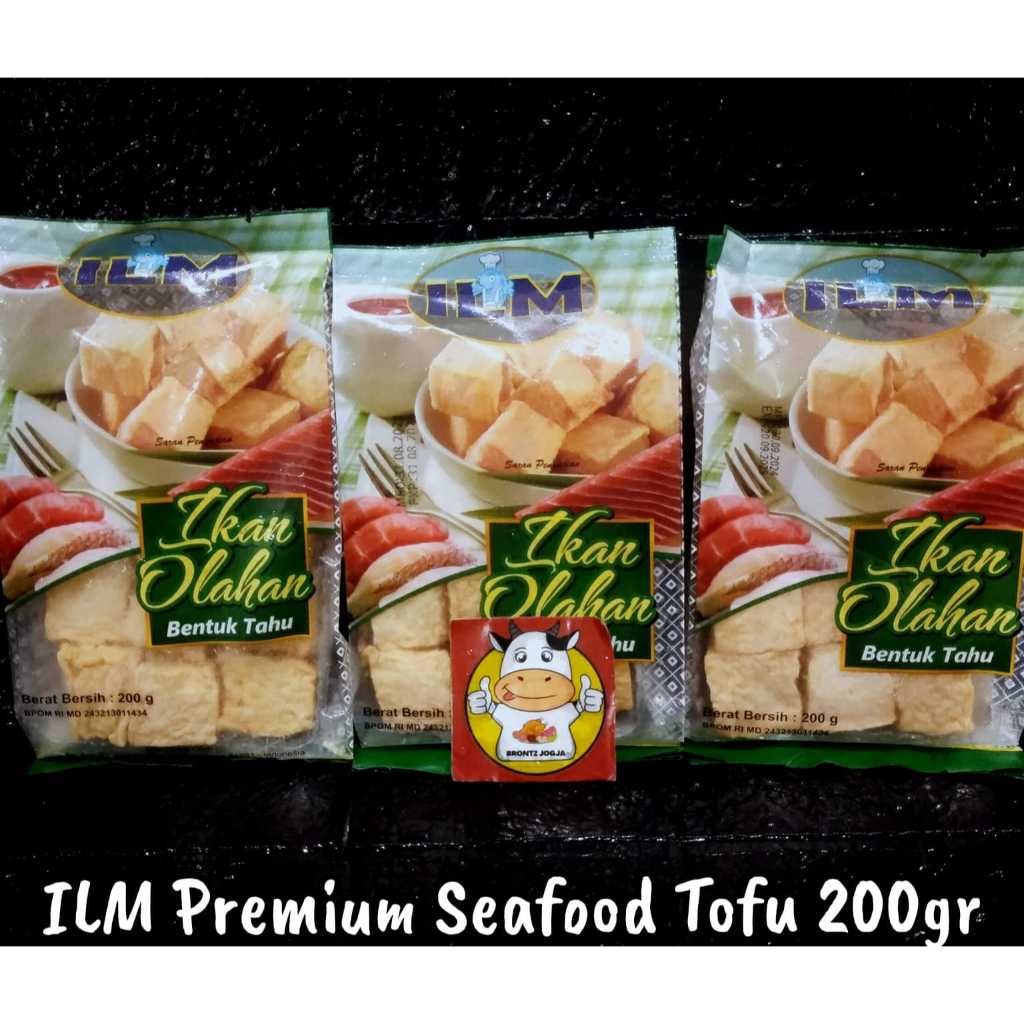 Jual ILM PREMIUM SEAFOOD TOFU 200GR/500GR-FROZEN FOOD-BRONTZ JOGJA ...