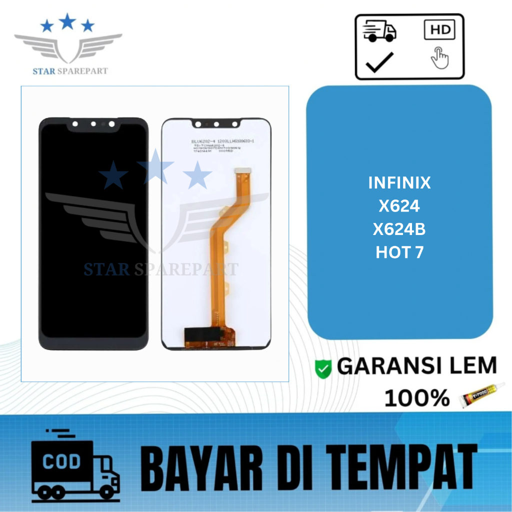 Jual LCD TOUCHSCREEN INFINIX X624 / X624B / HOT 7 | Shopee Indonesia