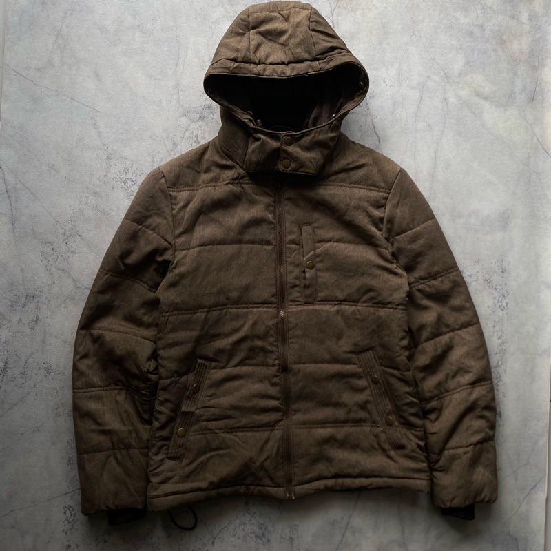 Jual Puffer Down Jacket / Japan Brand (soft brown) | Shopee Indonesia