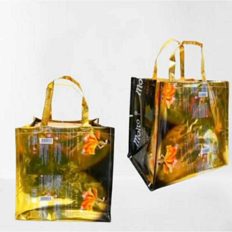 Jual Tas Plastik Daur Ulang Motif Random Tas Berkat Hajatan Ukuran R20 ...