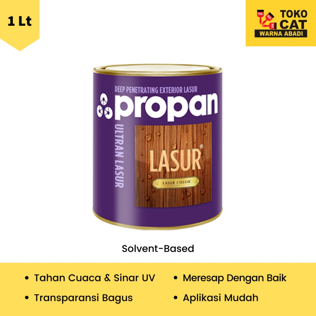 Jual CAT POLITUR PROPAN ULTRAN LASUR LASER 1 LITER | Shopee Indonesia