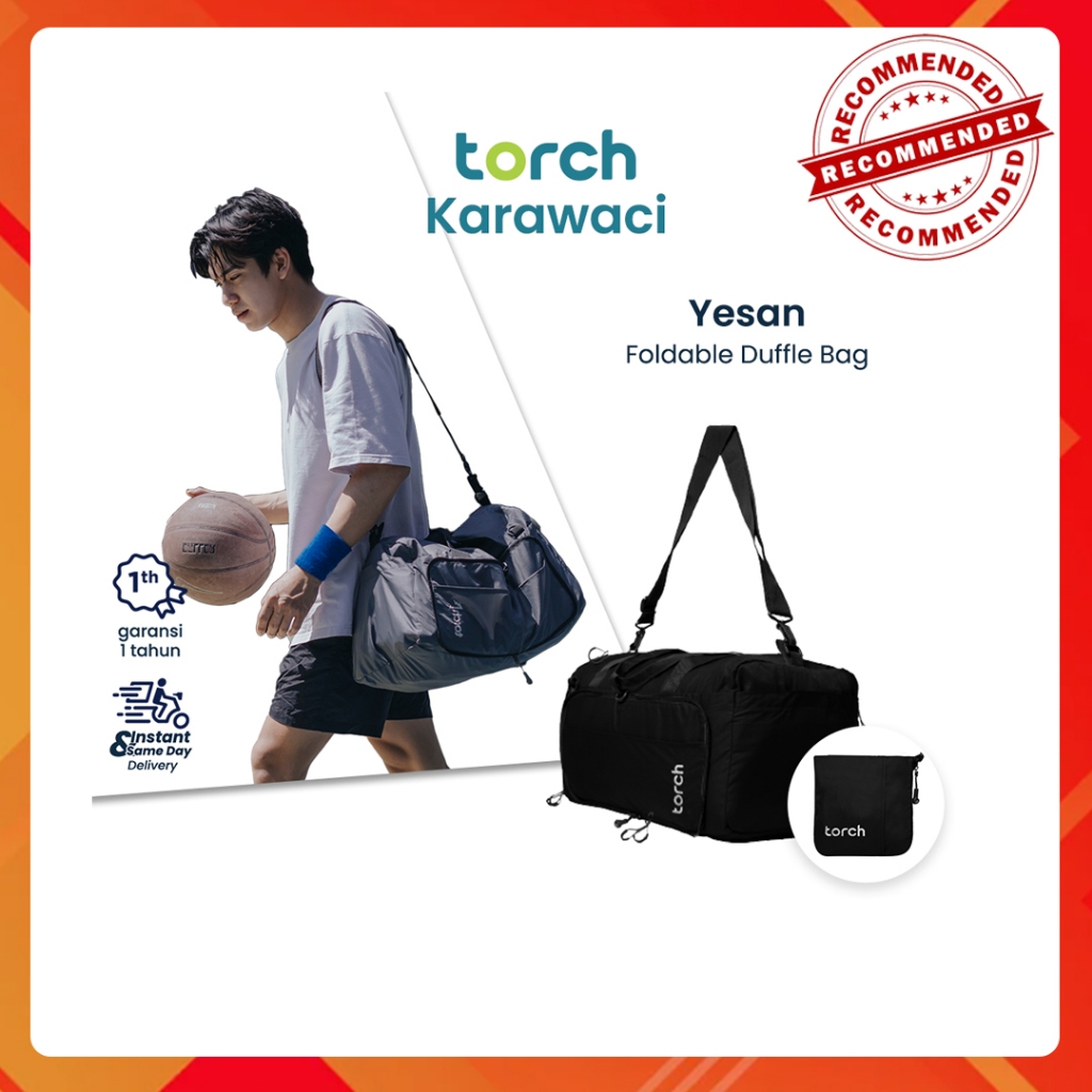Jual TORCH Yesan Tas Selempang Jinjing Baju Olahraga Gym Tas Lipat ...
