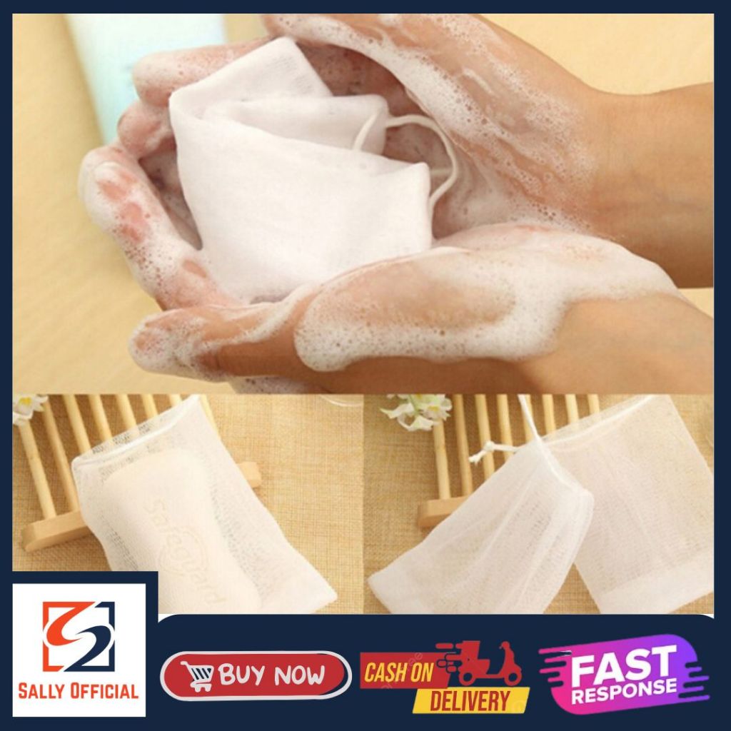 Jual Kantong Jaring Pembuat Busa Sabun Foaming Jaring Halus untuk Sabun ...