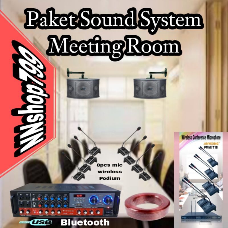 Jual Paket Sound System Indoor Meeting Room / Paket Meeting Room (isi ...